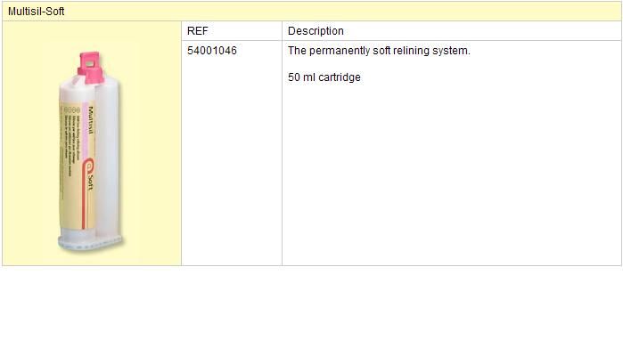 Multisil-Soft 50ml | Krbec Dent s.r.o.