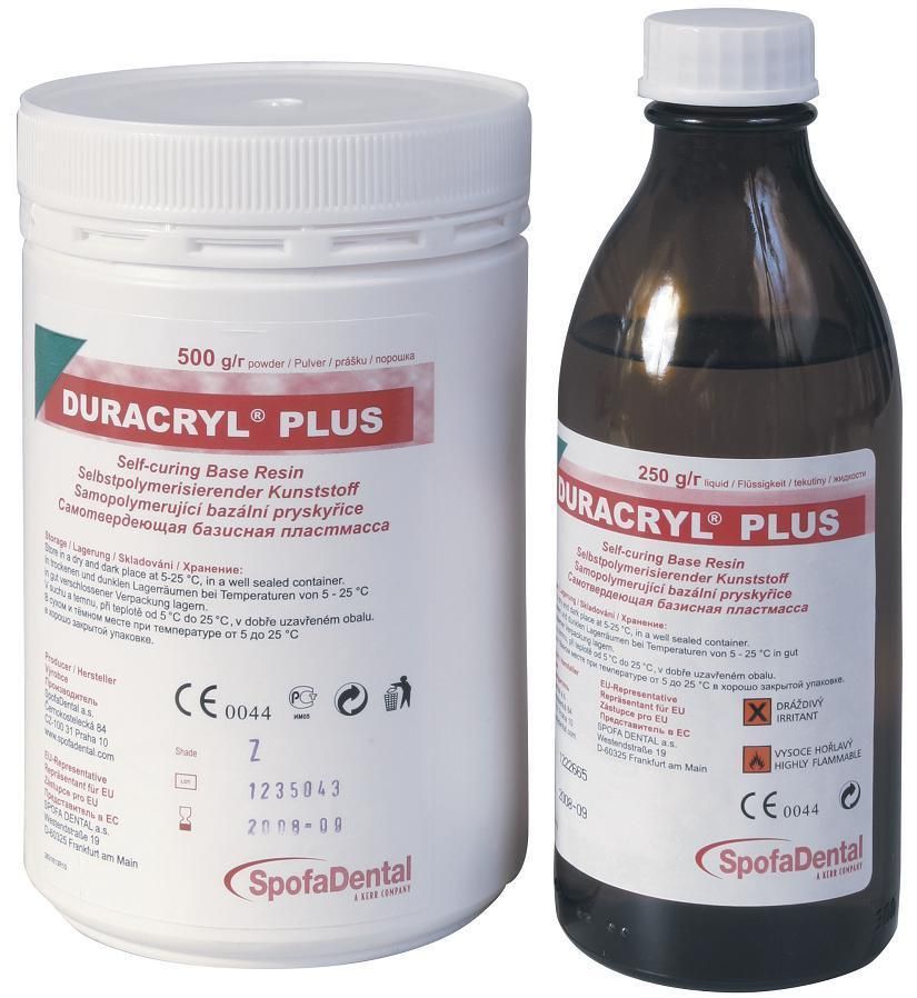 Duracryl plus prášek, odstín O 500 g | Krbec Dent s.r.o.